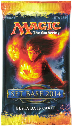 WOTC Magic: The Gathering Set Base 2014 busta 15 carte (IT)