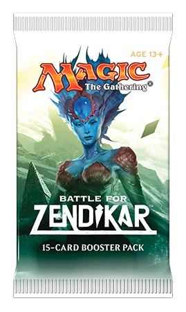 WOTC Magic: The Gathering Battle for Zendikar busta 15 carte (EN)