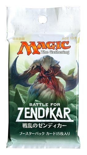 WOTC Magic Battle for Zendikar busta 15 carte (JP)