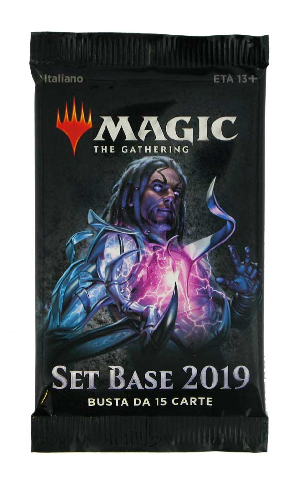 WOTC Magic: The Gathering Set Base 2019 busta 15 carte (IT)