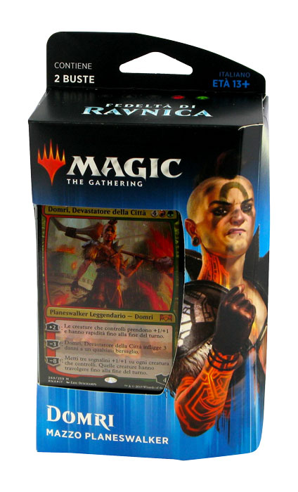 WOTC Magic: The Gathering Fedelta' di Ravnica Mazzo Planeswalker Domri, Devas...