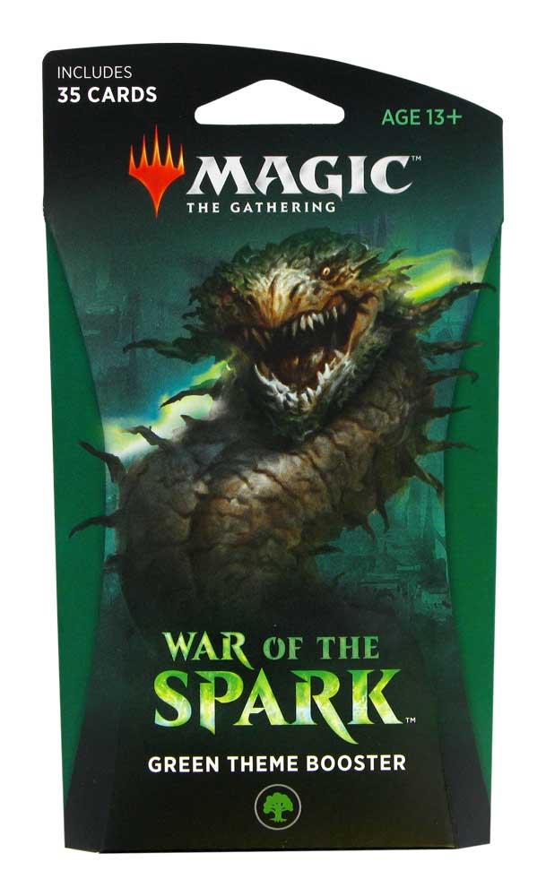 WOTC Magic: The Gathering War of the Spark Green Theme Booster (EN)