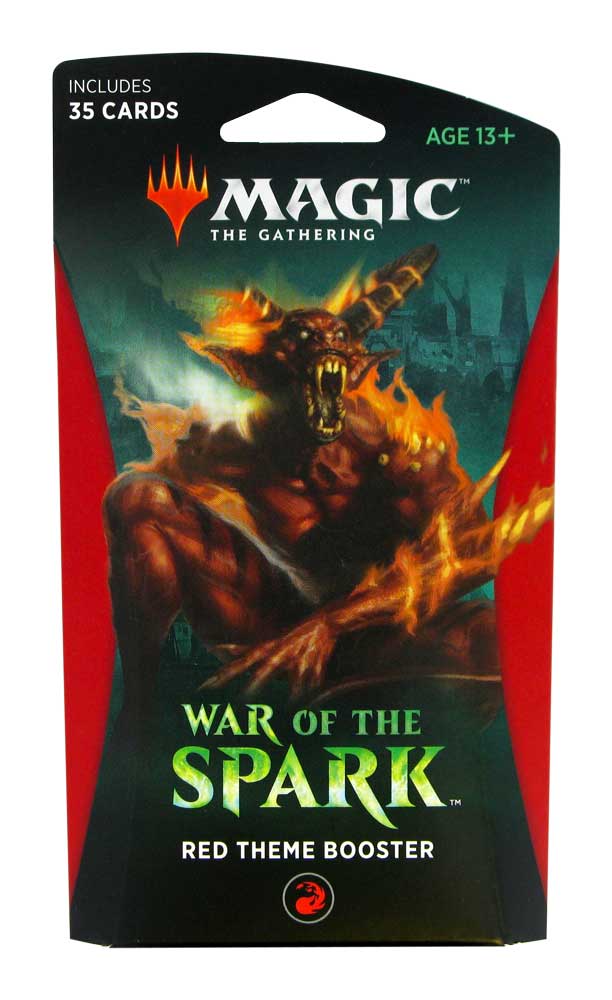 WOTC Magic: The Gathering War of the Spark Red Theme Booster (EN)