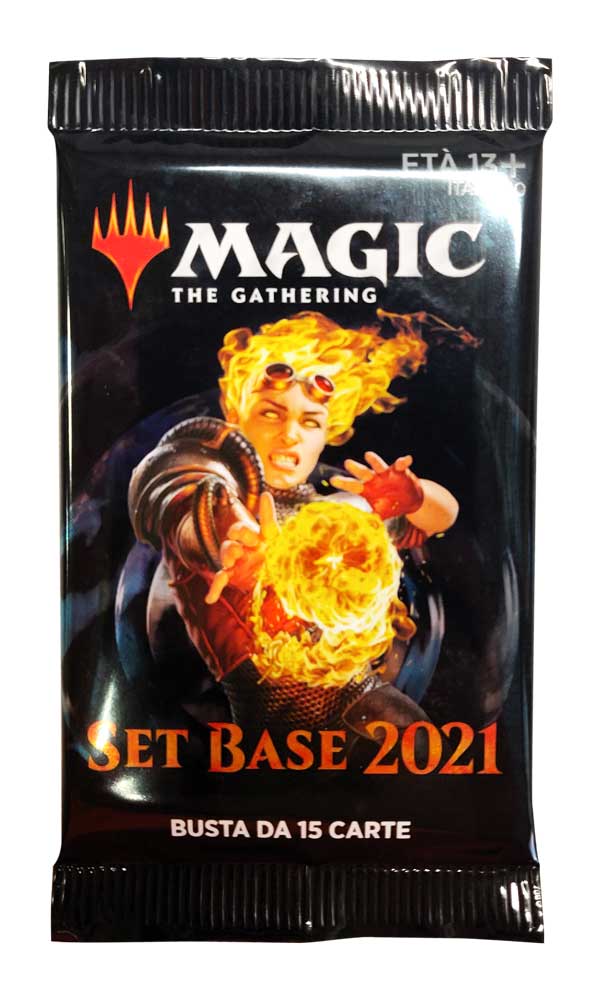 WOTC Magic: The Gathering Set Base 2021 busta 15 carte (IT)