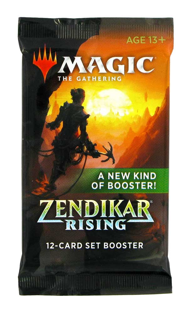 WOTC Magic Zendikar Rising Set Booster busta 12 carte (EN)