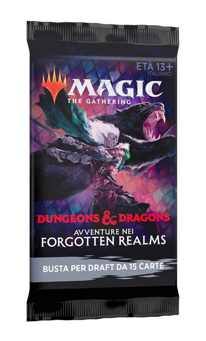 WOTC Magic: The Gathering Avventure nei Forgotten Realms busta 15 carte (IT)
