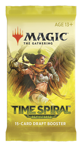 WOTC Magic: The Gathering Time Spiral Remastered Draft Booster busta 15 carte...