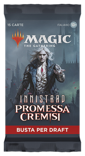 WOTC Magic: The Gathering Innistrad: Promessa Cremisi Busta per Draft 15 cart...