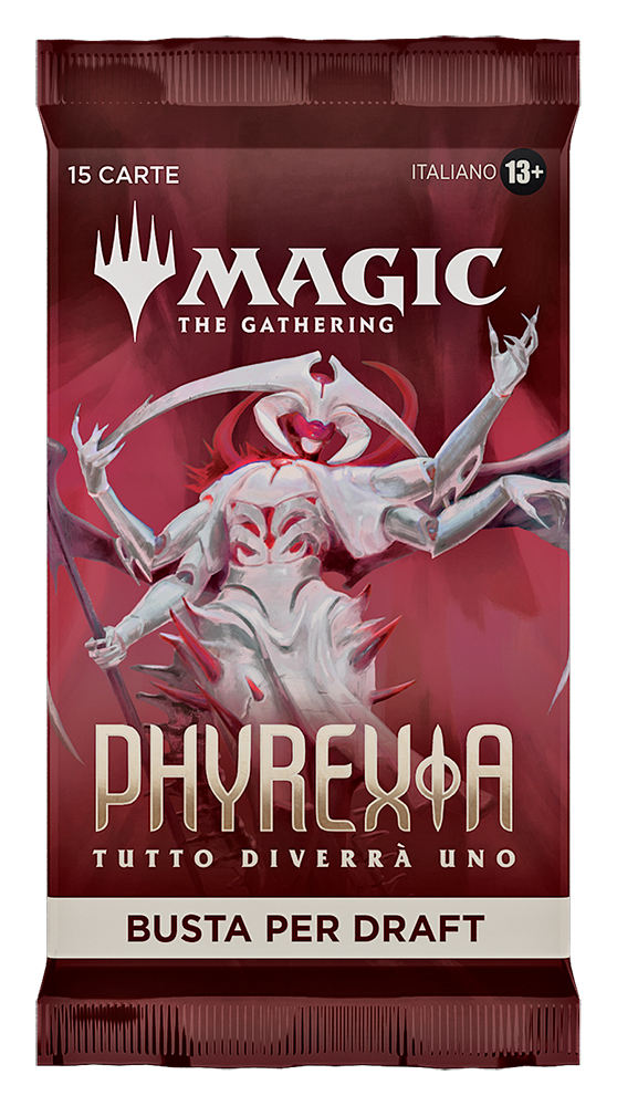 WOTC Magic: The Gathering Phyrexia: Tutto Diverra' Uno Busta per Draft busta ...