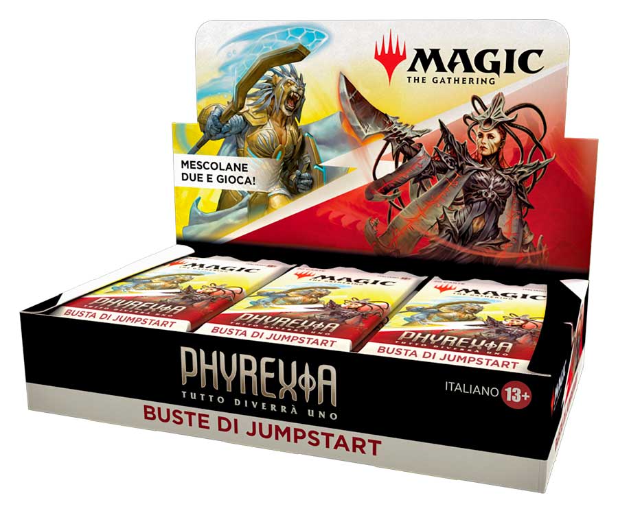 WOTC Magic: The Gathering Phyrexia: Tutto Diverra' Uno Buste di Jumpstart dis...